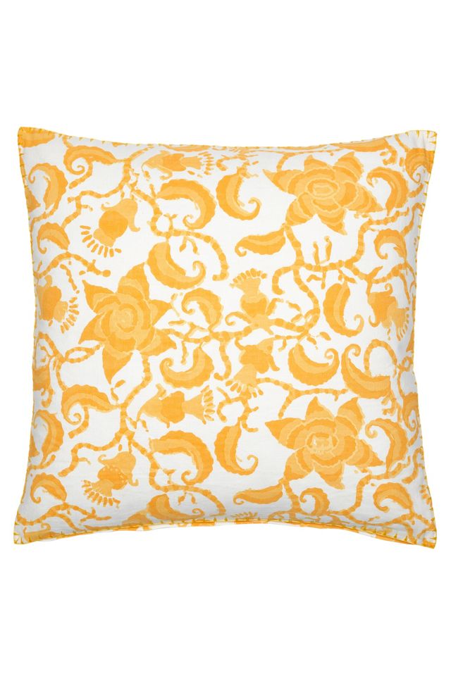 John Robshaw Zoha Marigold Decorative Pillow Cover | AnthroLiving