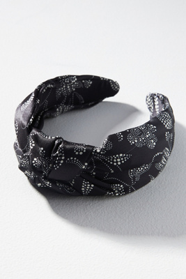 Knotted Print Headband Anthropologie