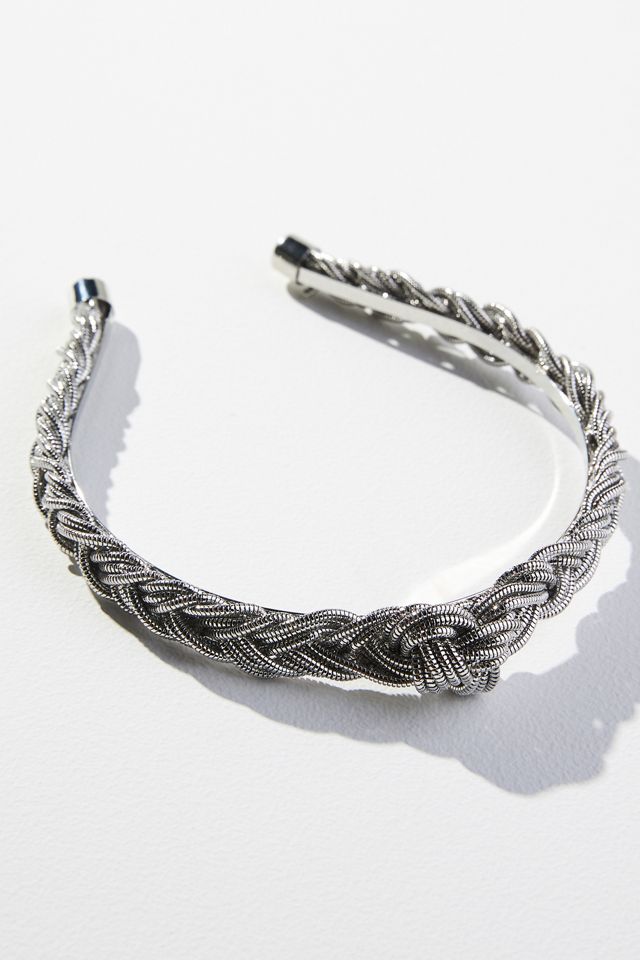 Metal Braided Headband | Anthropologie