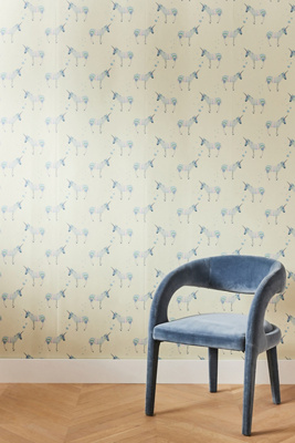 Milola Design Mr. Z. Zebra Magic Wallpaper | AnthroLiving