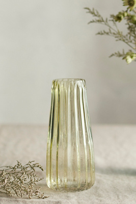 Fluted Lines Glass Vase | Terrain