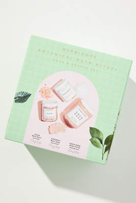 Herbivore Botanicals Bath Ritual Soak + Soften Set | Anthropologie