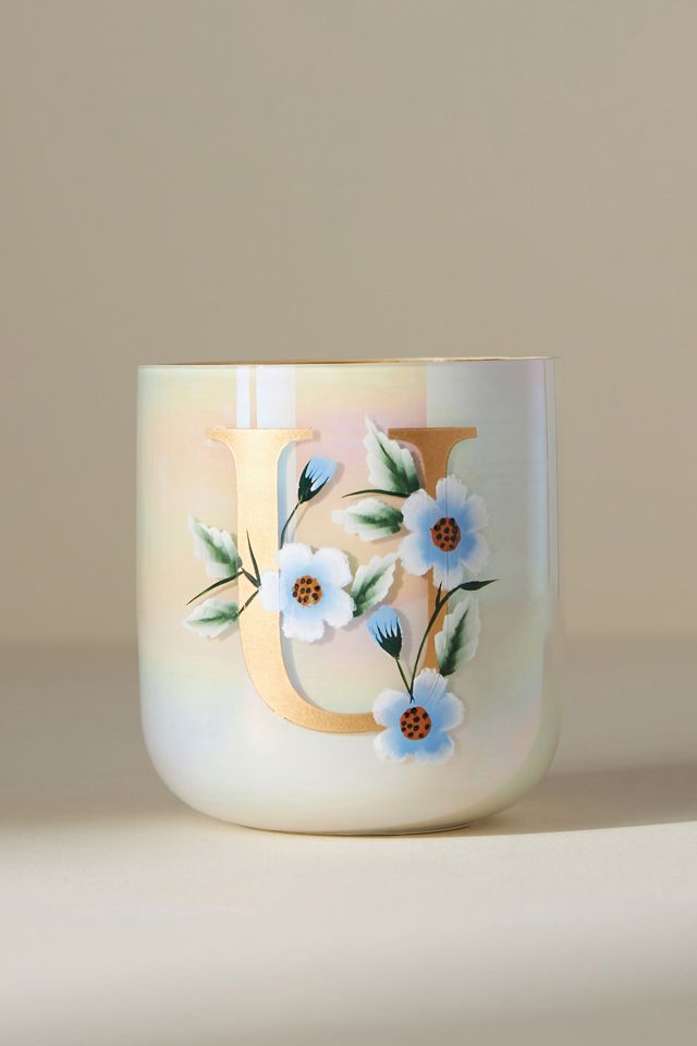 Monogram Night Gardenia Candles | Anthropologie