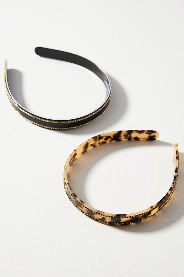 Violet and Brooks Preppy Crystal Headband | Anthropologie