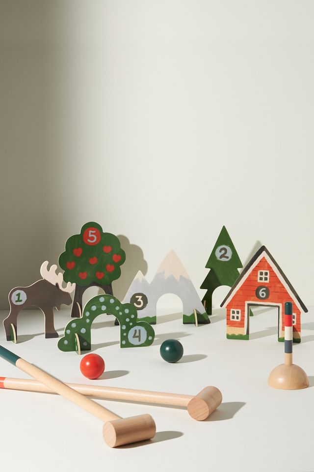 Through the Woods Croquet Set | AnthroLiving
