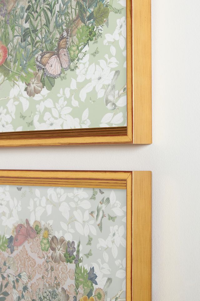 Critters in the Garden Triptych Wall Art | Anthropologie