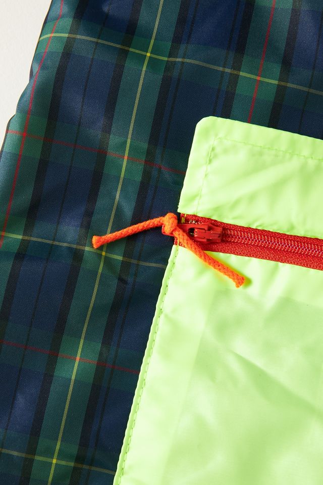 WARE of the DOG Neon Plaid Dog Puffer Jacket | Anthropologie
