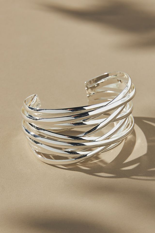 Modern Tangled Cuff Bracelet | Anthropologie UK