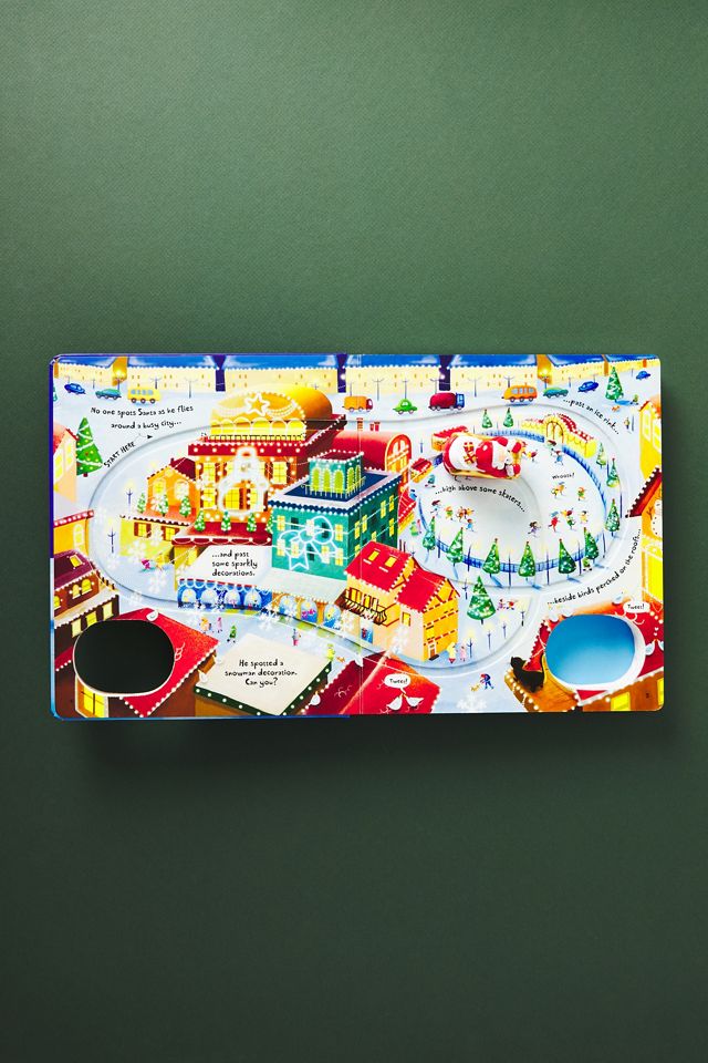 Pull-Back Busy Santa Book | Anthropologie