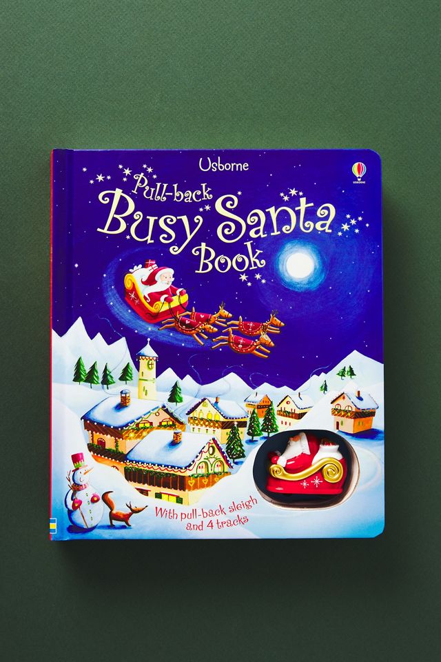 Pull-Back Busy Santa Book | AnthroLiving
