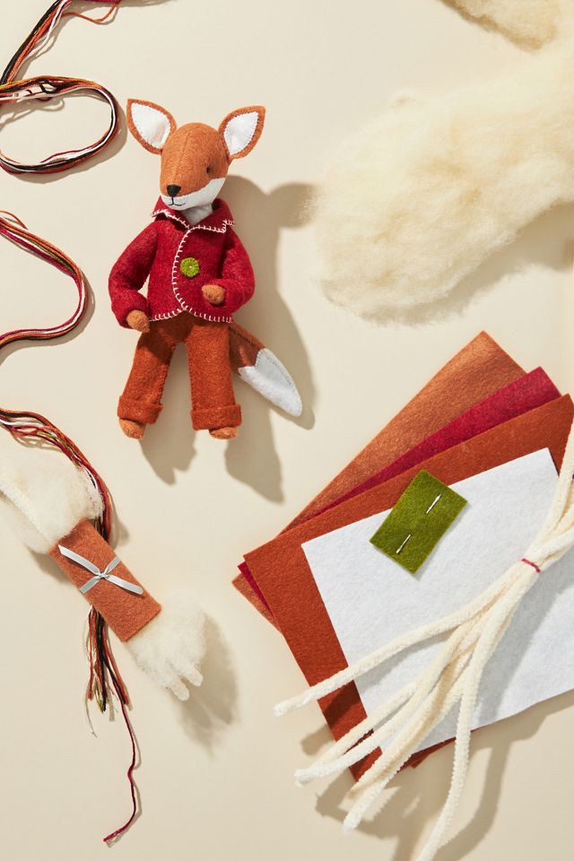 Felix the Fox DIY Embroidery Kit | AnthroLiving
