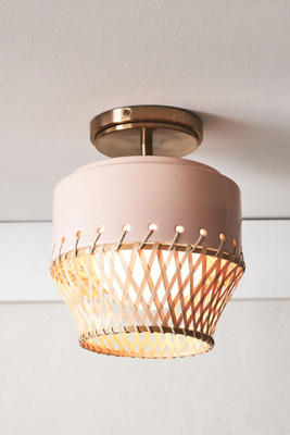 Ella Outdoor Flush Mount | AnthroLiving