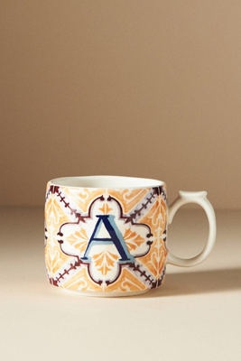 Mezze Monogram Mug | Anthropologie UK
