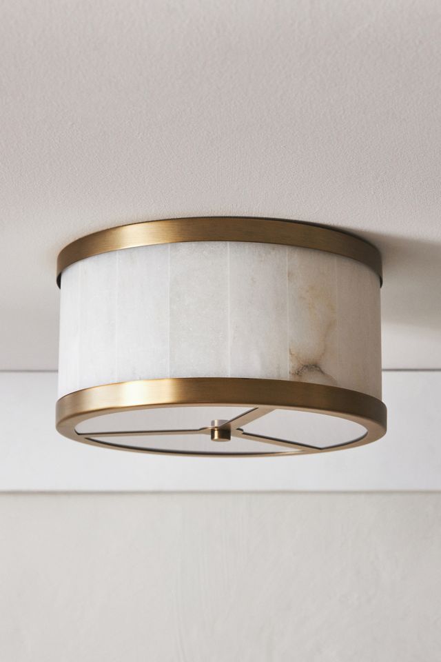Alabaster Flush Mount | Anthropologie