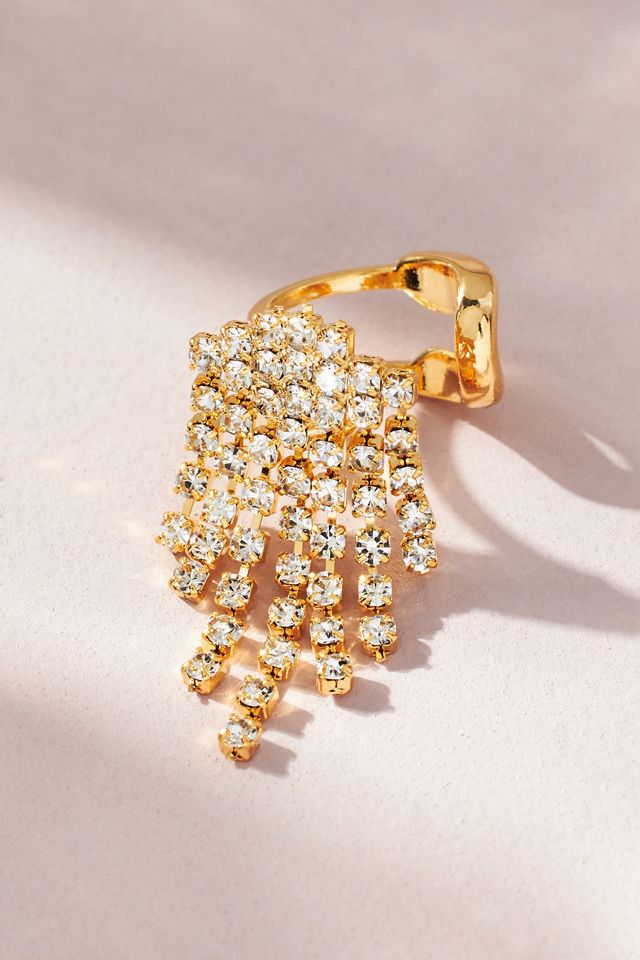 Crystal Ear Cuff | Anthropologie