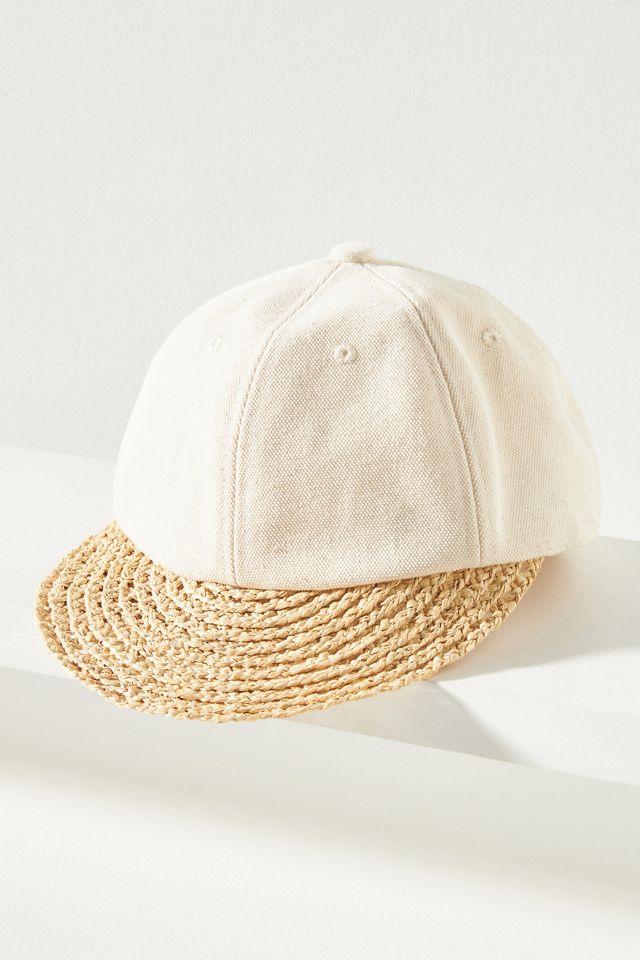 Straw-Brimmed Cap | Anthropologie