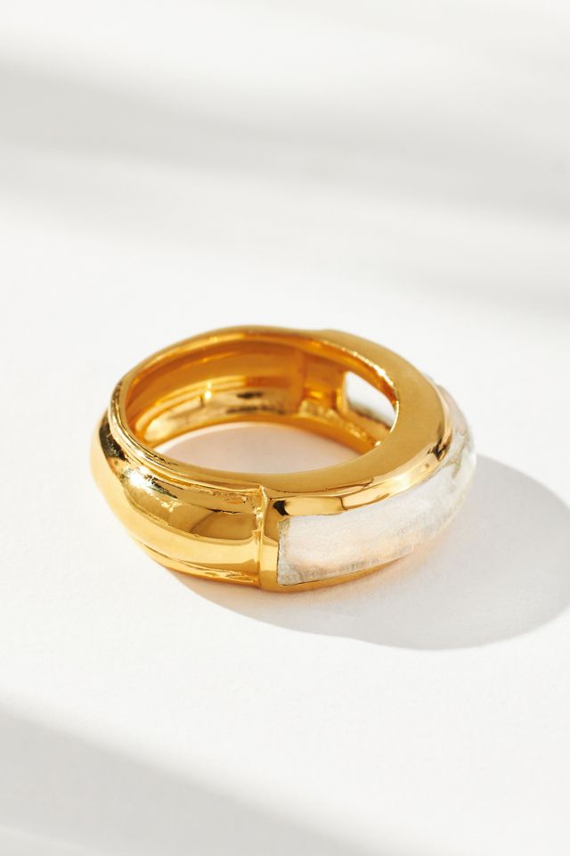 Shyla 22k Gold Orion Ring | Anthropologie