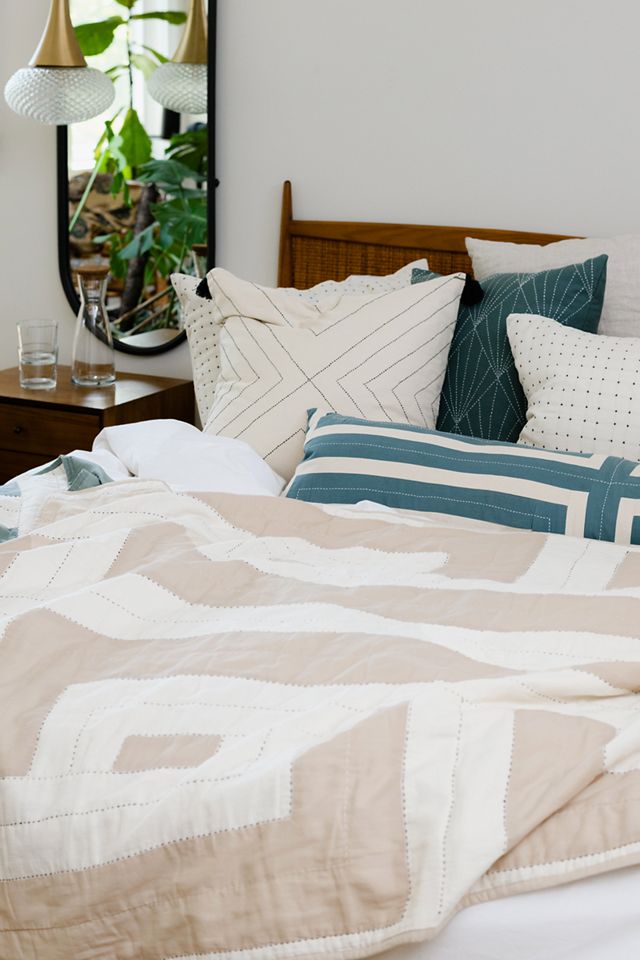 Anchal Interlock Quilt Throw | AnthroLiving