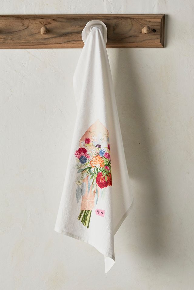 May We Fly Mother's Day Bouquet Dish Towel | AnthroLiving