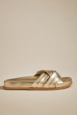 Silent D Helena Sandals In Gold | ModeSens