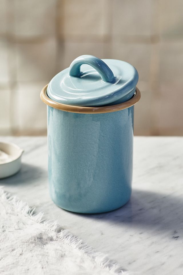 Enamel Spice Jar, Blue | Terrain