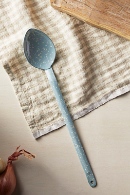 Speckled Enamel Serving Spoon | Terrain