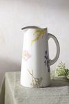 Floral Bunch Ceramic Pitcher | AnthroLiving