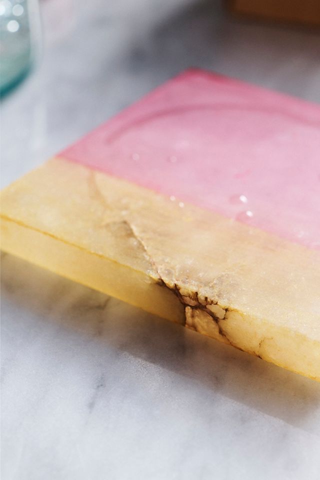 Two Tone Alabaster Square Coasters, Set of 4 | AnthroLiving