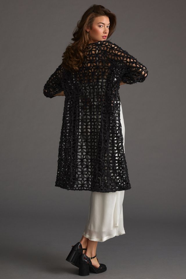 By Anthropologie Textured Cutout Duster | Anthropologie