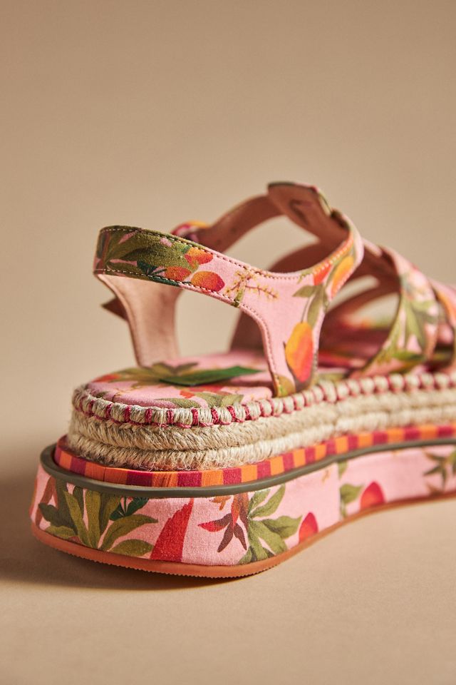 Farm Rio Mango Trees Espadrille Platform Sandals | Anthropologie