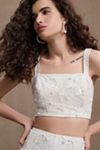 BHLDN Mira Embellished Wide-Leg Pant Bridal Set | Anthropologie