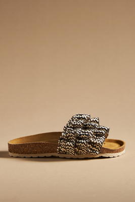 Intentionally Blank Ruffy Slide Sandals | Anthropologie