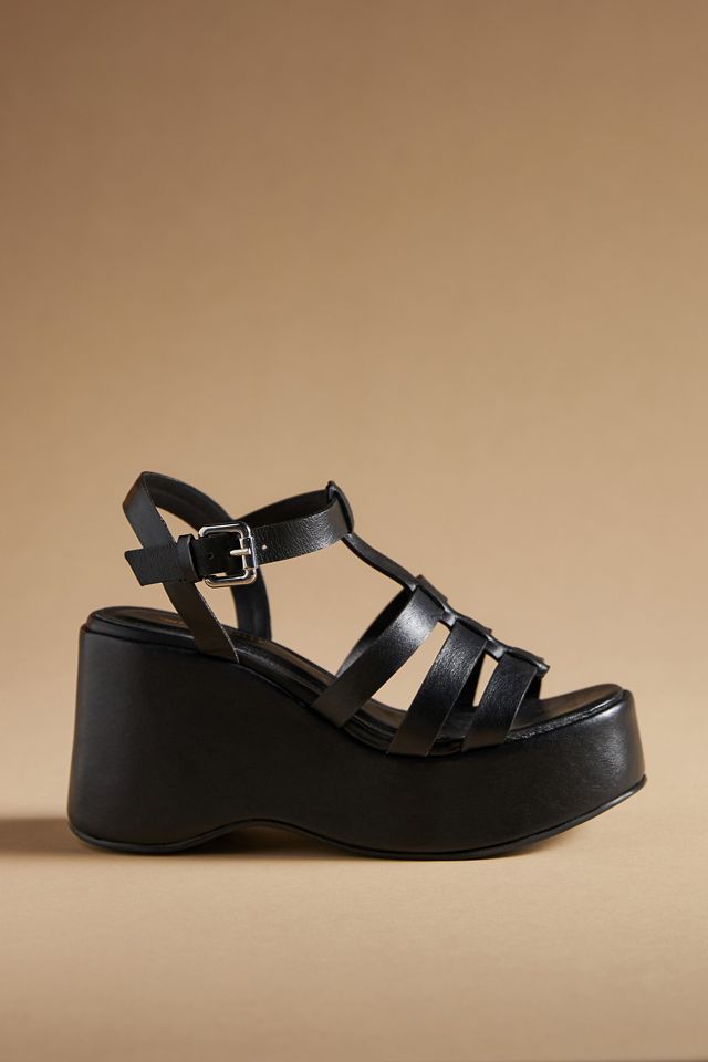 Intentionally Blank Reena Platform Heels | Anthropologie