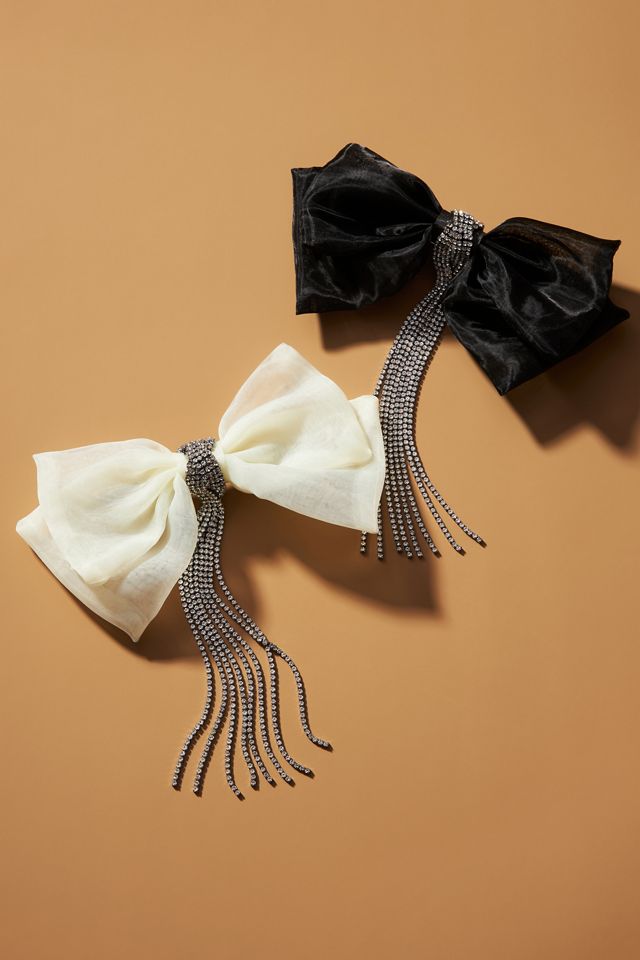 Set of Two Fringe Hair Bows | Anthropologie