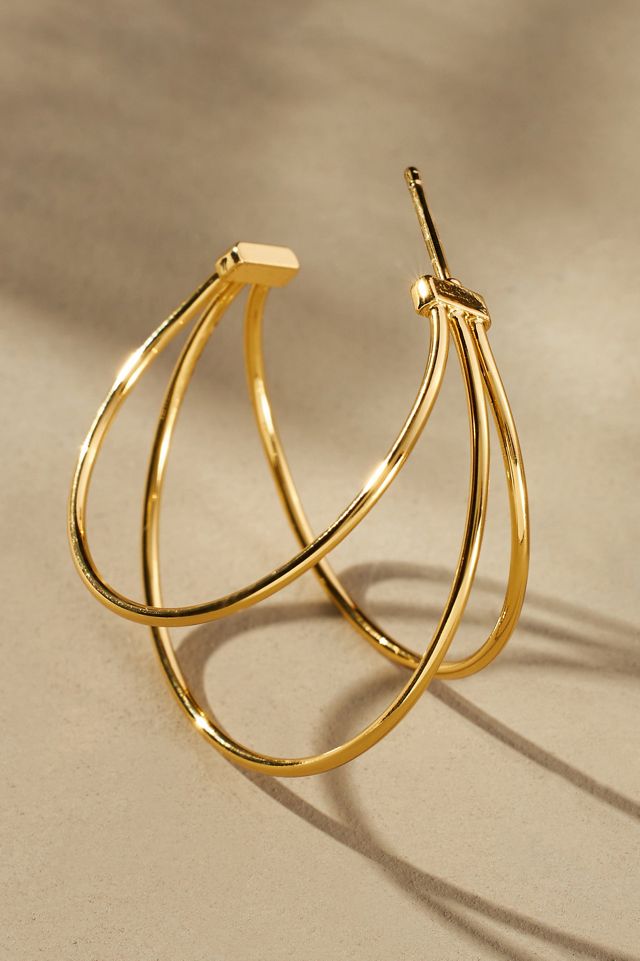 Triple Hoop Earrings | Anthropologie