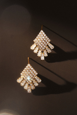 Lulla Collection Crystal Stud Earrings | Anthropologie