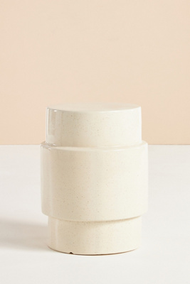 Conor Ceramic Side Table | AnthroLiving