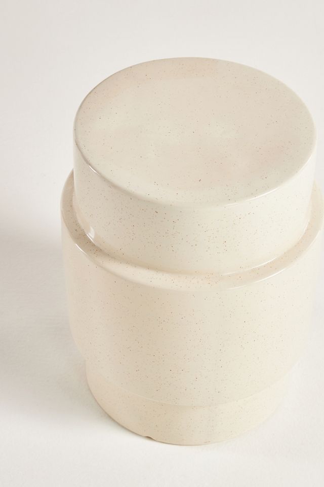 Conor Ceramic Side Table | AnthroLiving