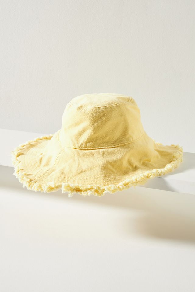 Fray-Hem Bucket Hat | Anthropologie
