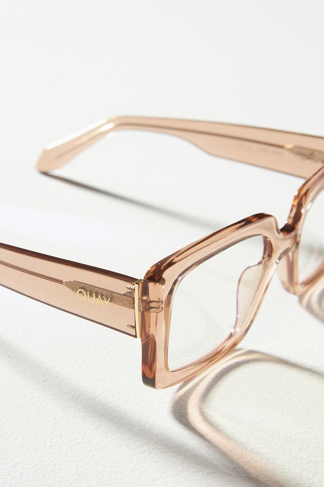 Quay Total Vibe Mini Blue Light Glasses | Anthropologie