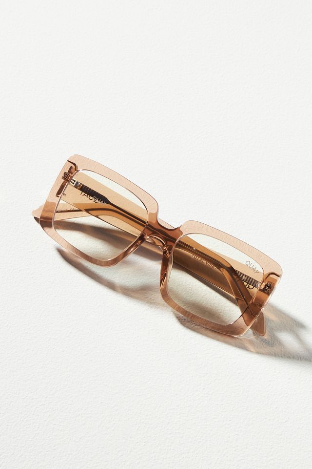 Quay Total Vibe Mini Blue Light Glasses | Anthropologie