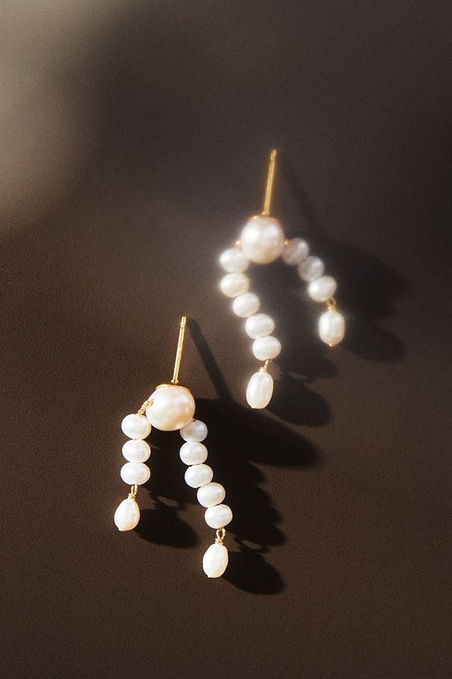 Chan Luu Waterfall Pearl Earrings | Anthropologie