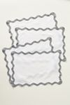Bed Threads Scalloped Linen Placemats, Set of 4 | AnthroLiving