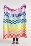 Verloop Albers Checkerboard Throw Blanket | AnthroLiving
