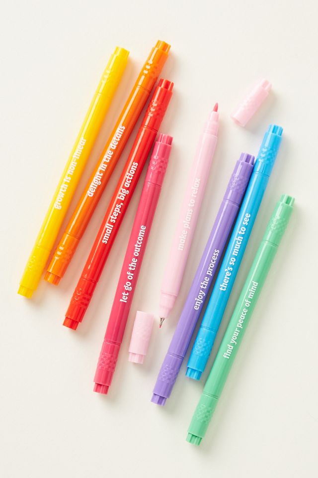 Write On Dual-Tip Marker Set, Set of 8 | Anthropologie