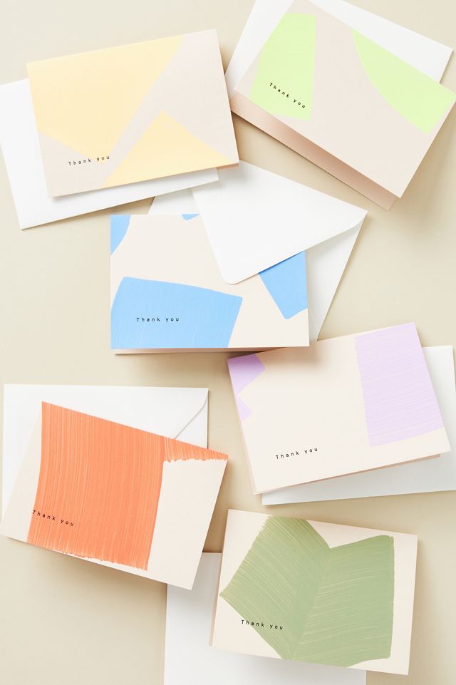Neon Shape Cards, Set of 6 | AnthroLiving