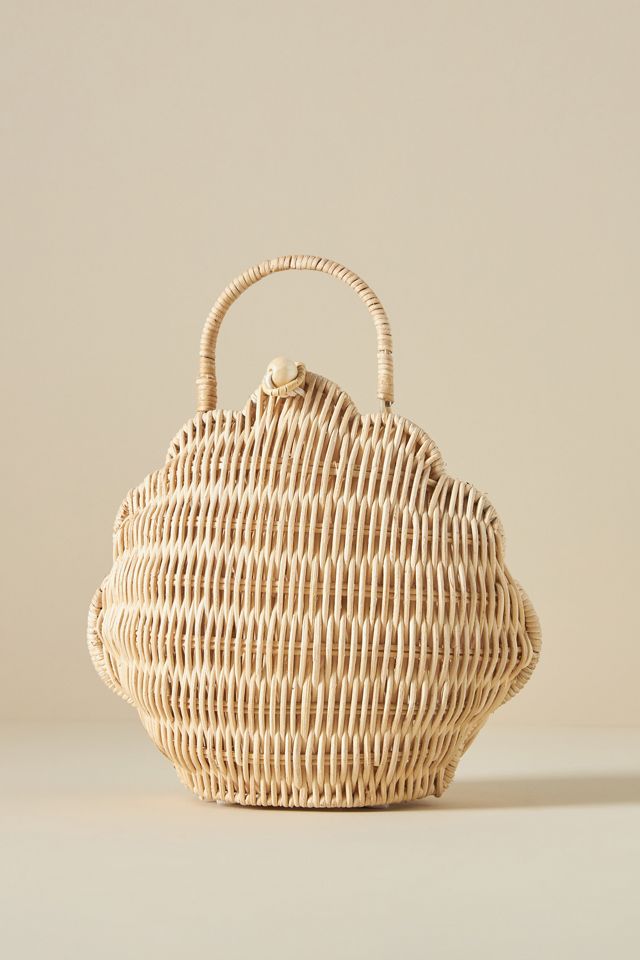 Olli Ella Rattan Shell Bag | AnthroLiving