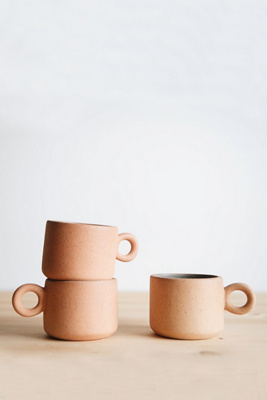 Connected Goods Petite Terracotta Cup with Handle | AnthroLiving