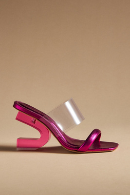 Vicenza Sculptural PVC Heels | Anthropologie