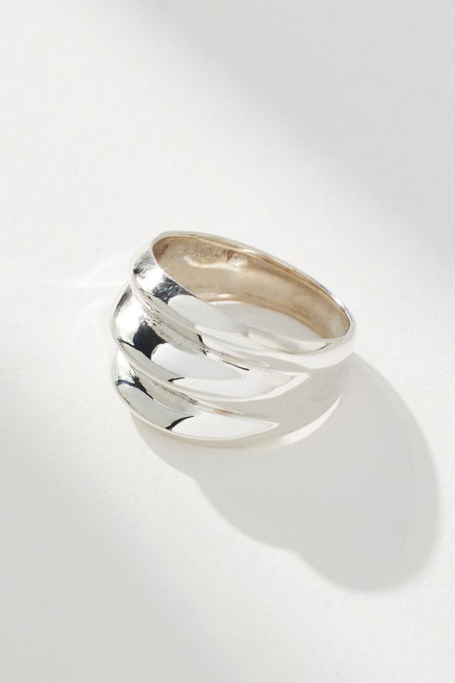 Maslo Triple Ridge Ring | Anthropologie